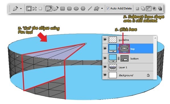 "Piece of the Arctic” Pie Chart Photo Manipulation - Photoshop Tutorials
