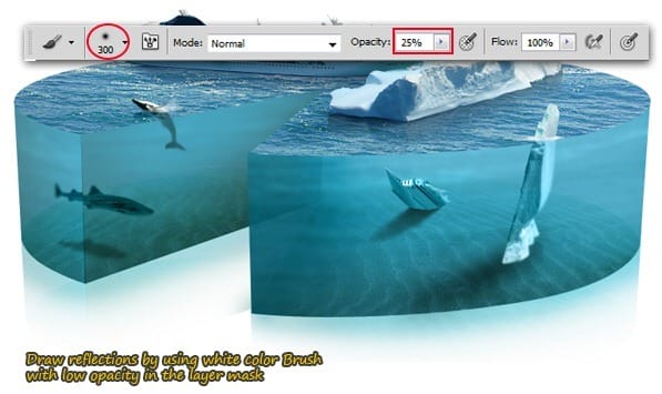 "Piece of the Arctic” Pie Chart Photo Manipulation - Photoshop Tutorials