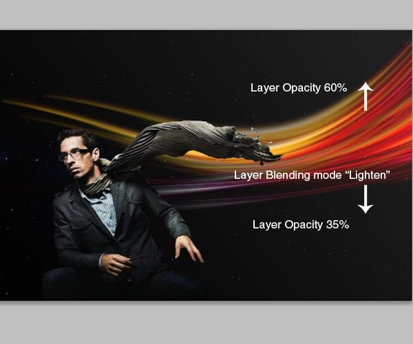 Create a Dynamic Portrait with Flashy Light Effects - Photoshop Tutorials