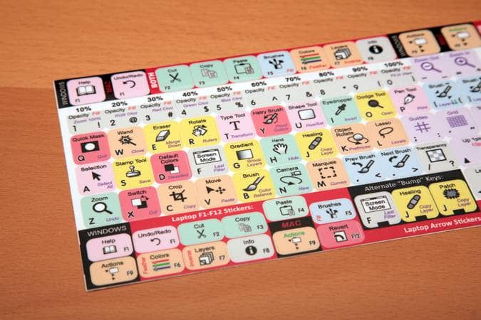Photoshop Shortcut Stickers Review - Photoshop Tutorials Photoshop Shortcut Stickers Review - Photoshop Tutorials