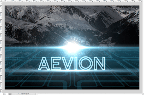 TRON Grid - Photoshop Tutorials