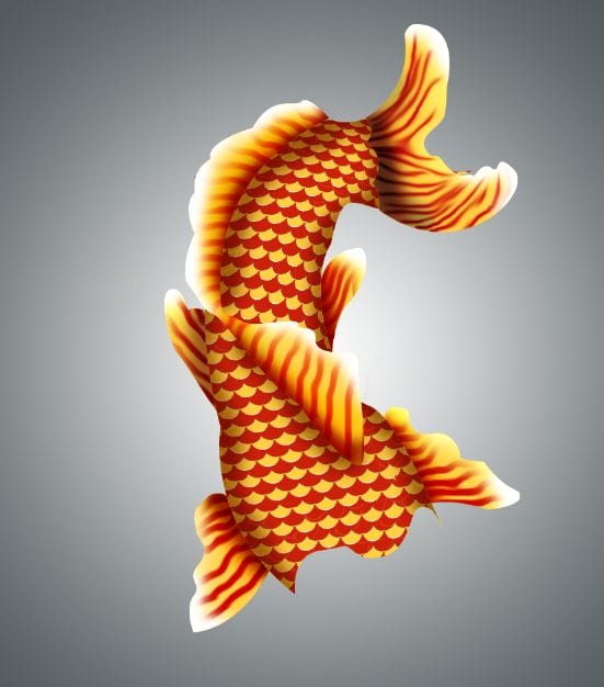 How to Draw a Koi Fish in Photoshop - Photoshop Tutorials