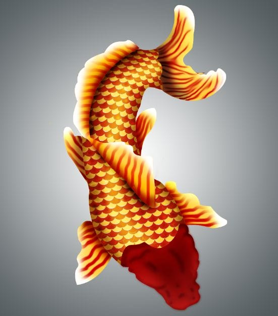 How to Draw a Koi Fish in Photoshop - Photoshop Tutorials