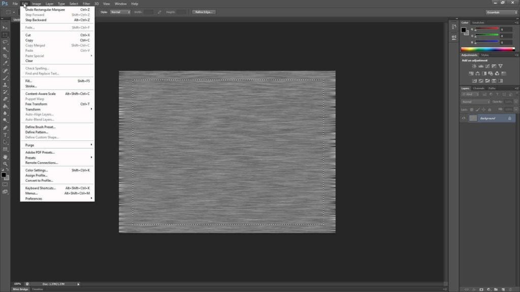 Metal Texture - Photoshop Tutorials
