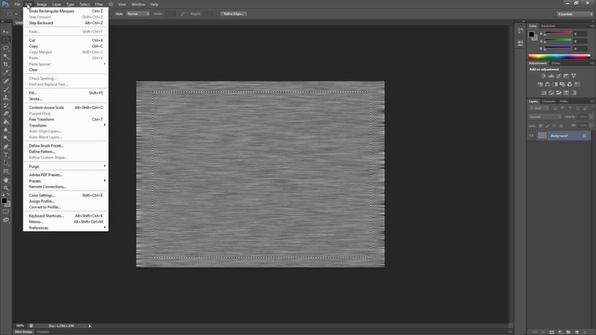 Metal Texture - Photoshop Tutorials