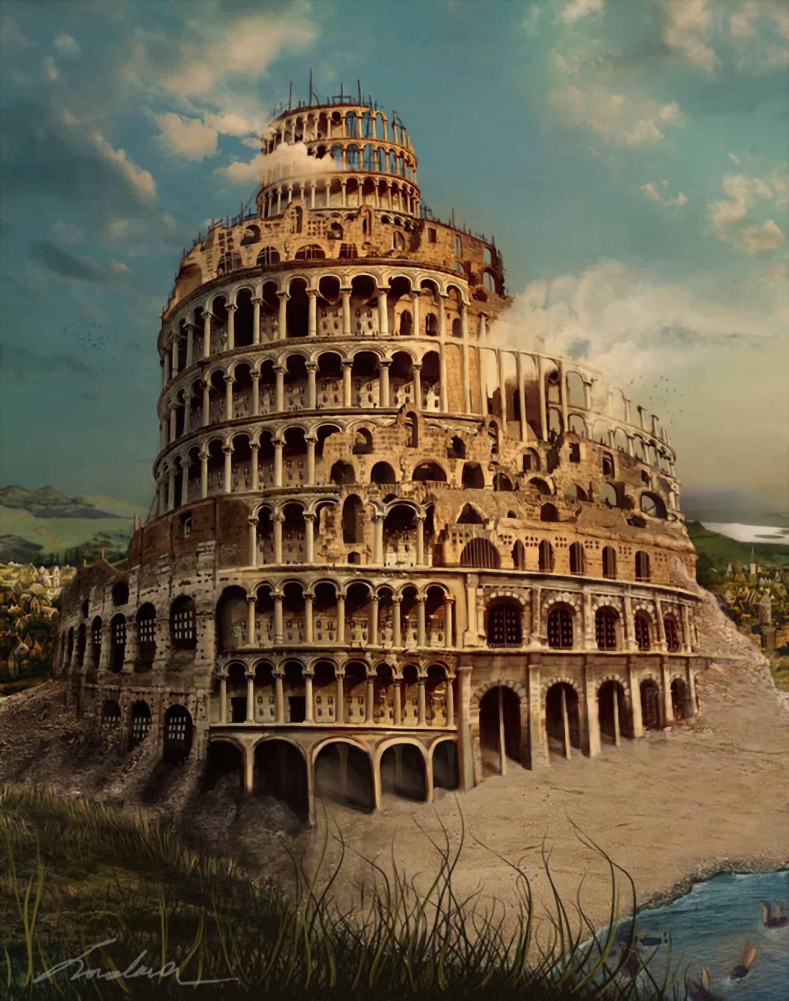 The Babel Tower Photo Manipulation - Photoshop Tutorials