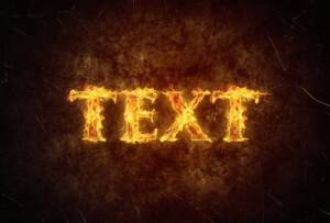 Create a Simple Fiery Text Effect in Photoshop - Photoshop Tutorials