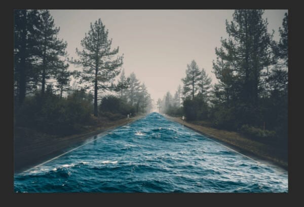 How to Create a Flooded Road in Photoshop - Photoshop Tutorials