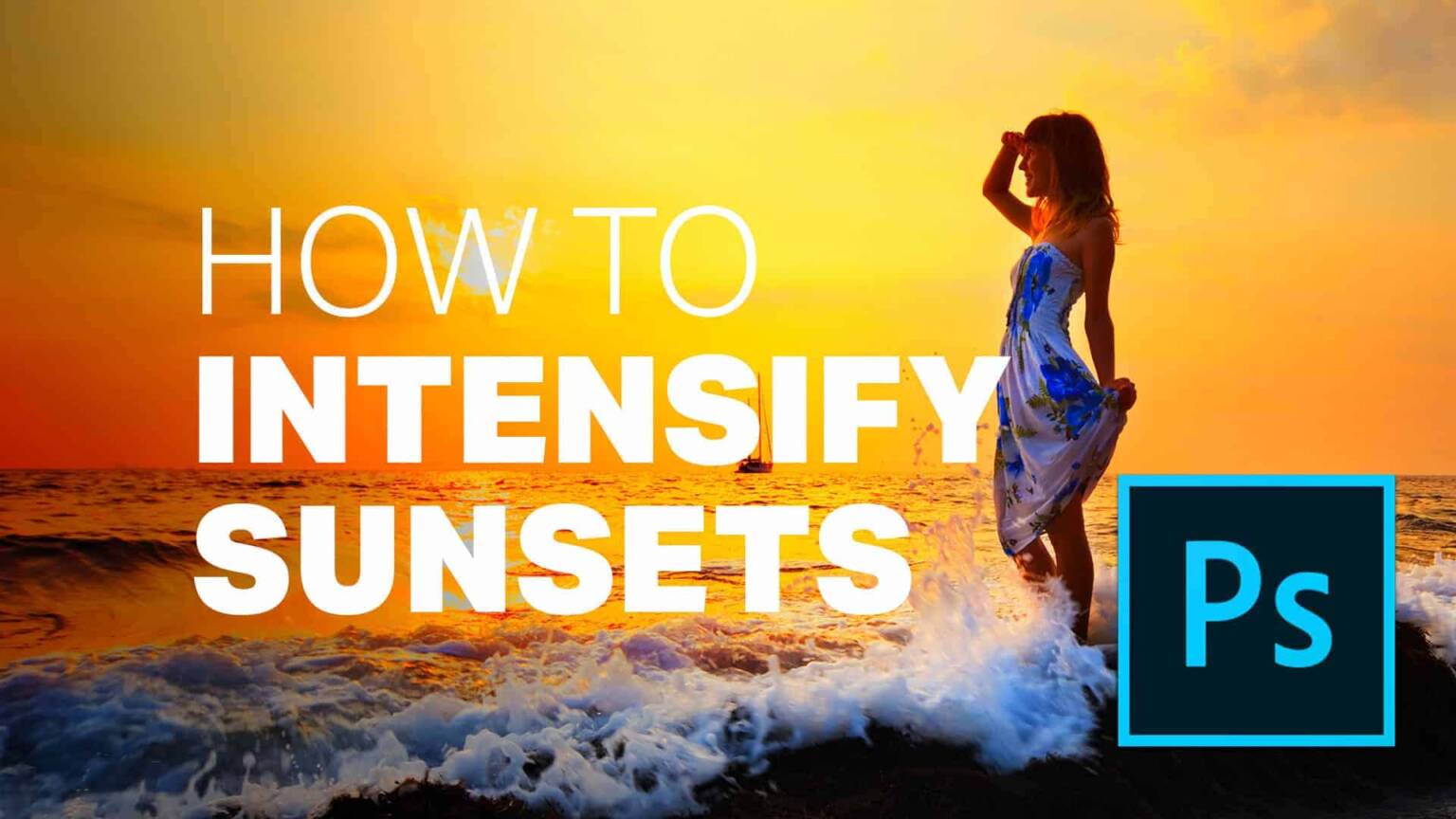 New Photoshop Trick to Improve and Intensify Sunset Photos | Photoshop ...