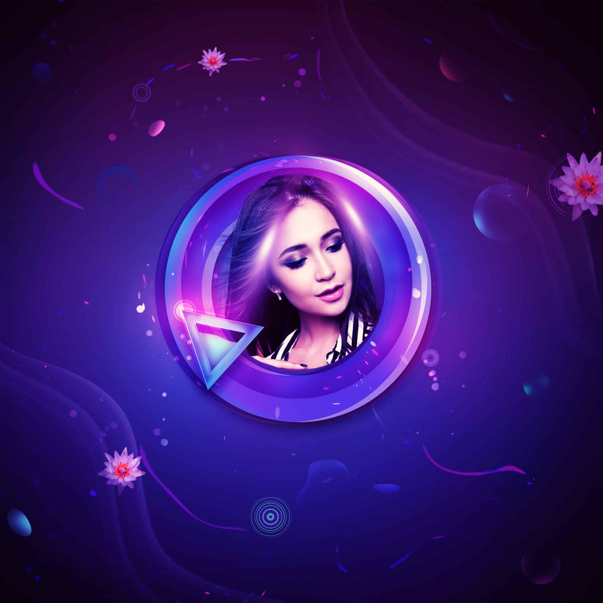 How to Create a Sleek Digital Art of a Portrait with Fun Elements ...