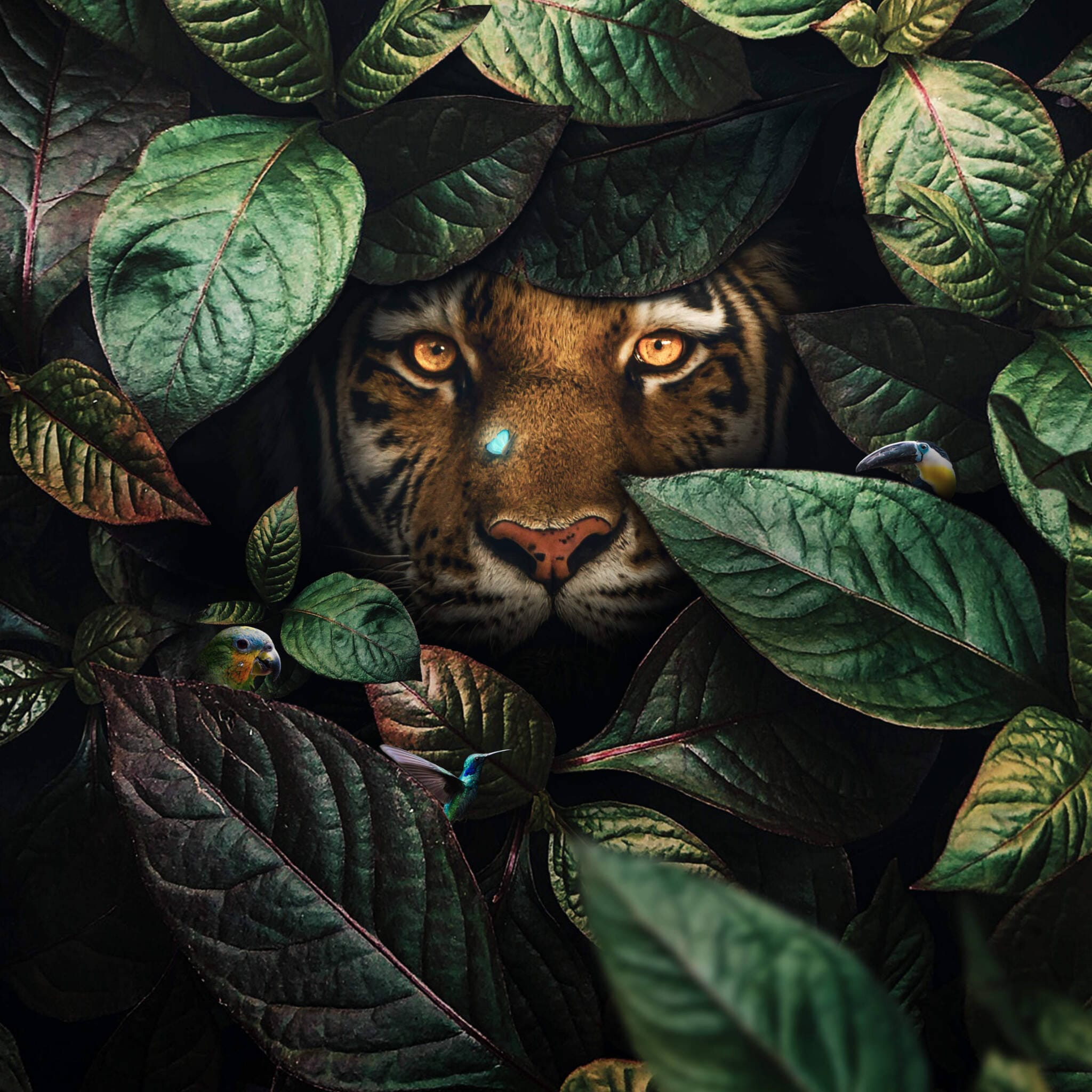 Floral Tiger Photo Manipulation Tutorial - Photoshop Tutorials