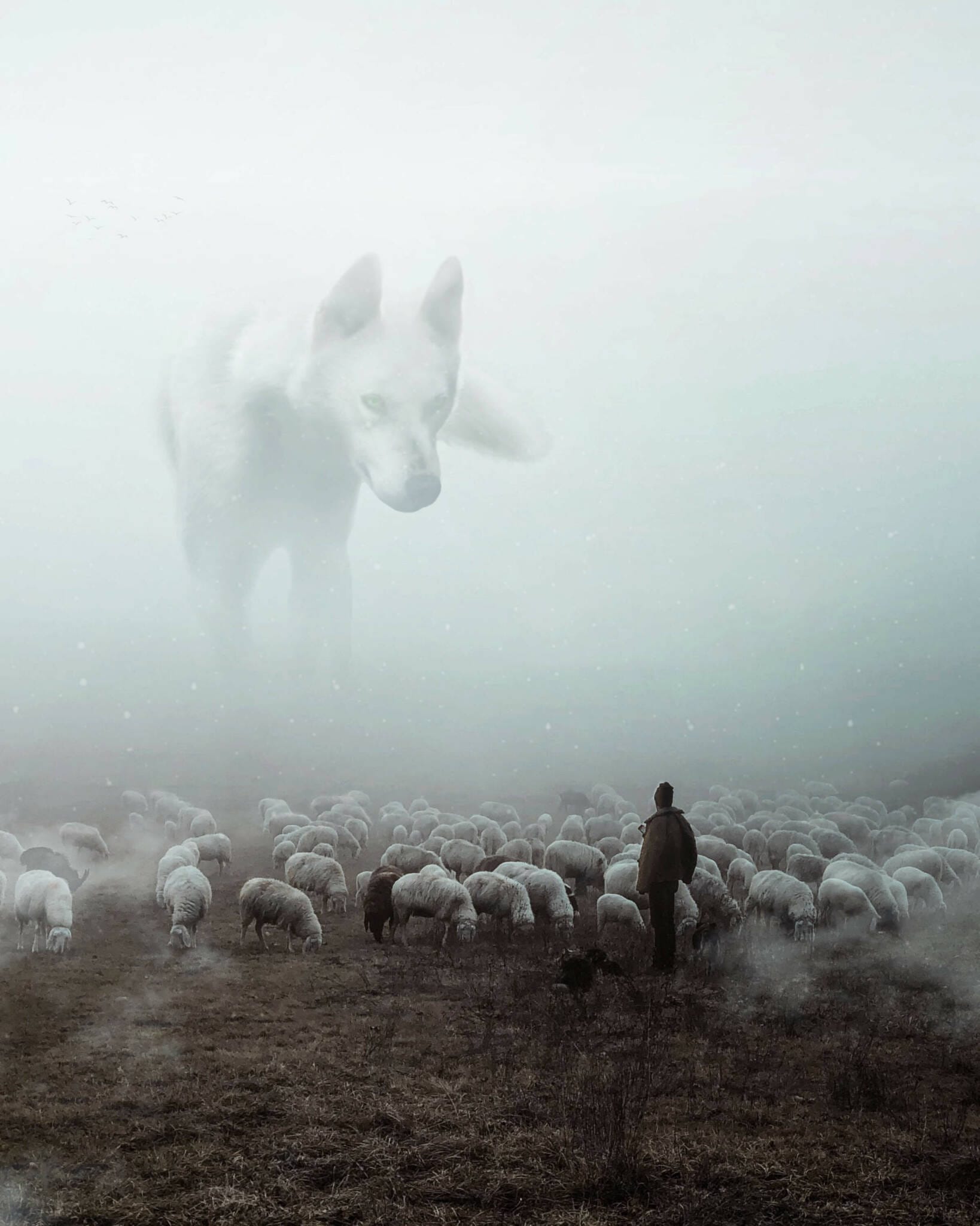 Create a Gigantic Wolf Scene in Photoshop - Photoshop Tutorials