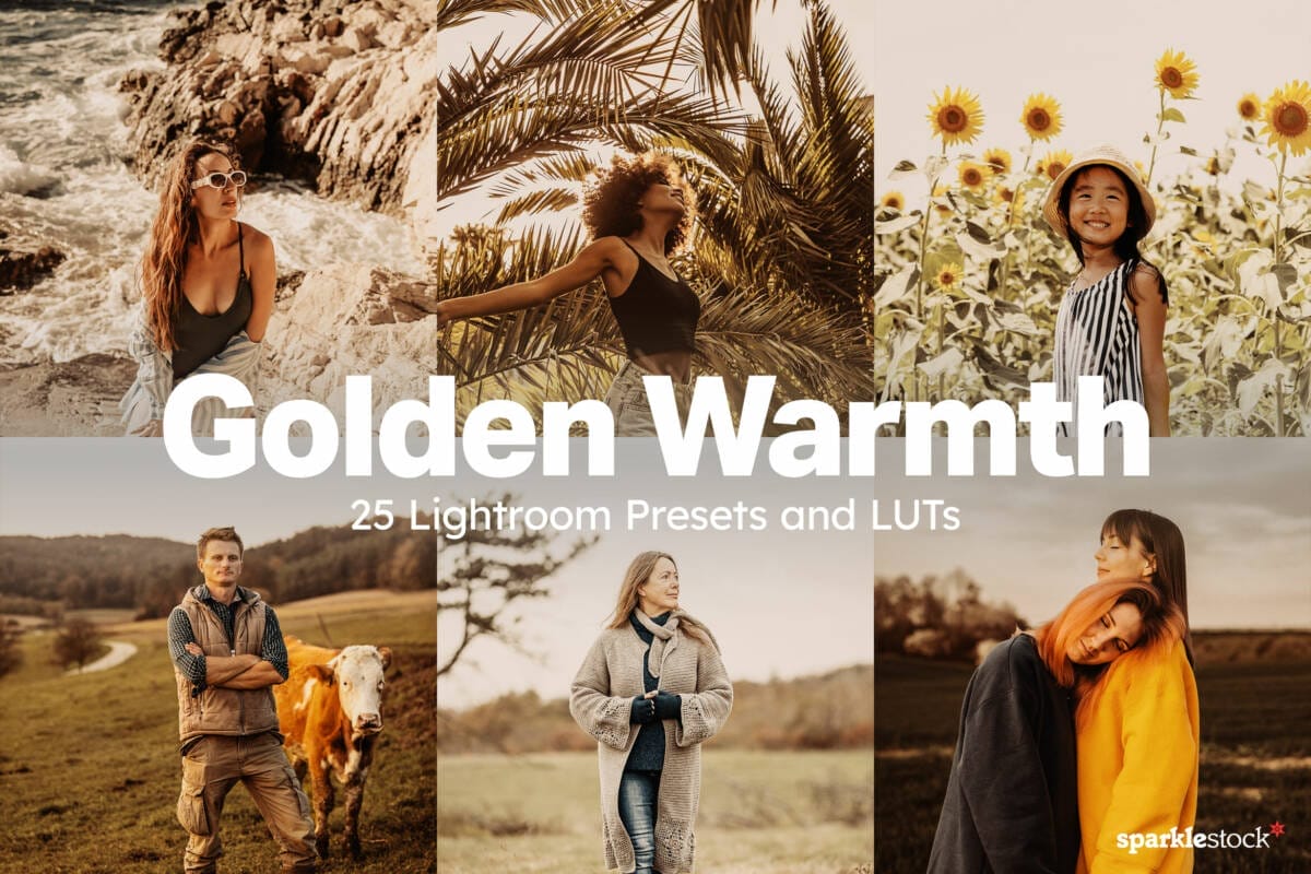 25 Golden Warmth Lightroom Presets and LUTs - Photoshop Tutorials