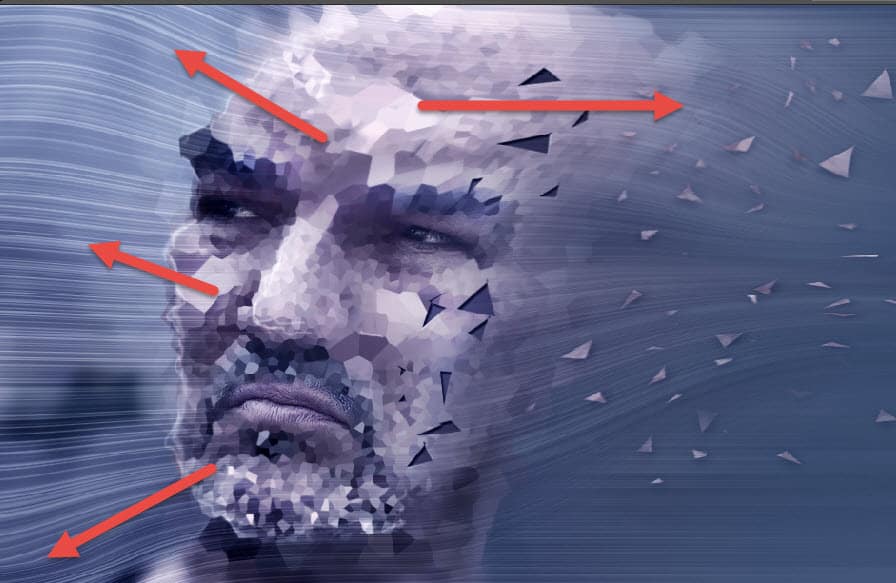 Create a Striking Photo Manipulation of a Face Distorted in Space ...