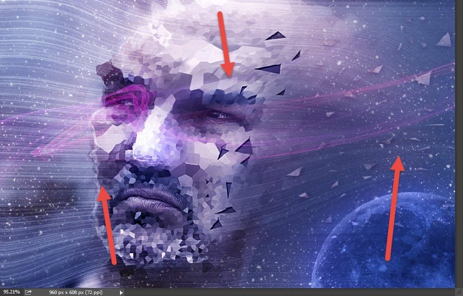 Create a Striking Photo Manipulation of a Face Distorted in Space ...